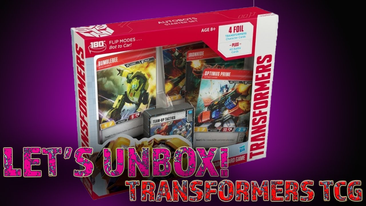 Let's Unbox! Transformers TCG Starter Kit - YouTube