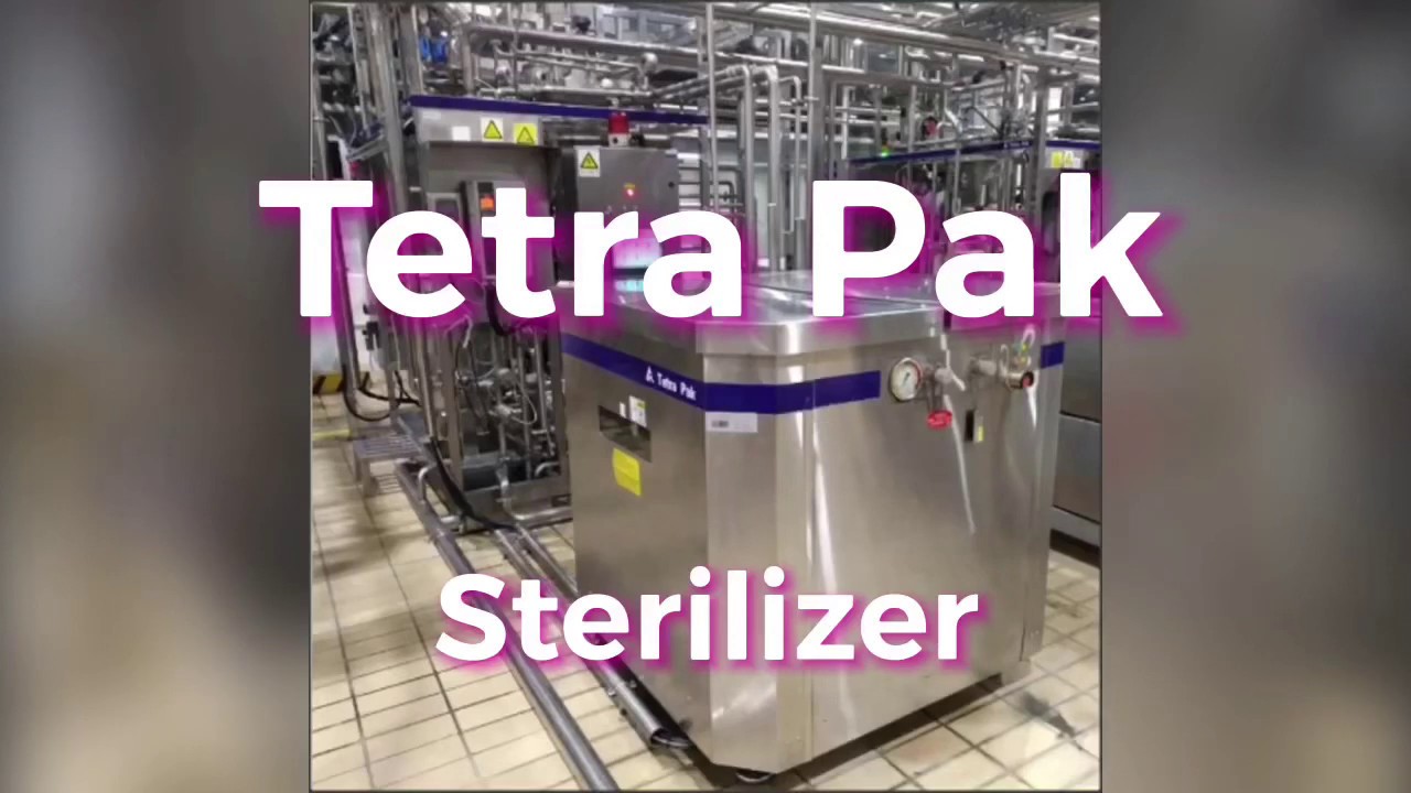 Used Tetra Pak UHT Plant 6300L/H milk machine for sale price - YouTube