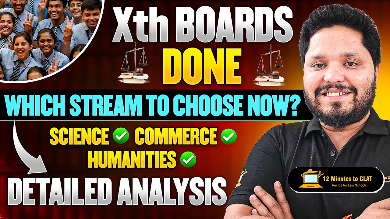Xth Boards Done - Which Stream to Choose Now? I Detailed Analysis I Ankur Sharma - YouTube
