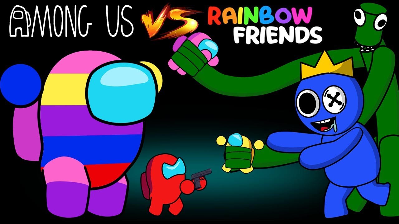 Among Us Peanut Team vs Rainbow Friends Team Game Animation - 우리 가운데 땅콩 에피소드 03 - YouTube