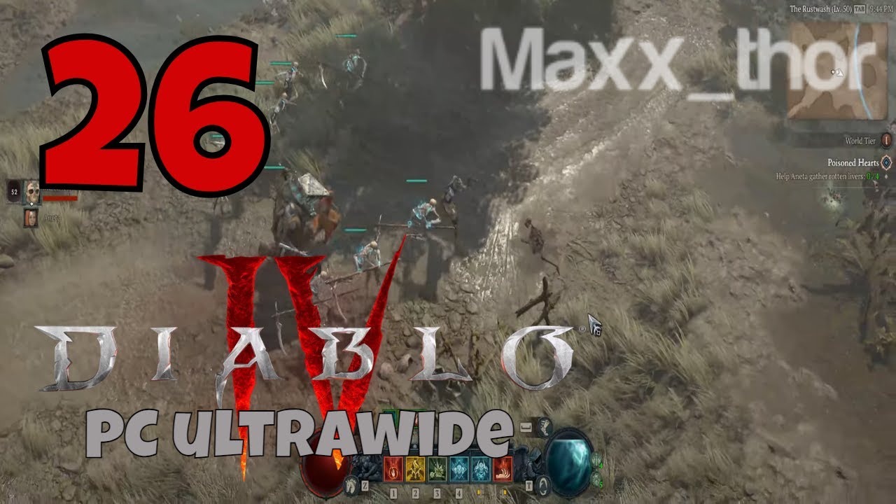 26 | Diablo 4 | Necromancer Blood Surge | Backwater | Gameplay ...