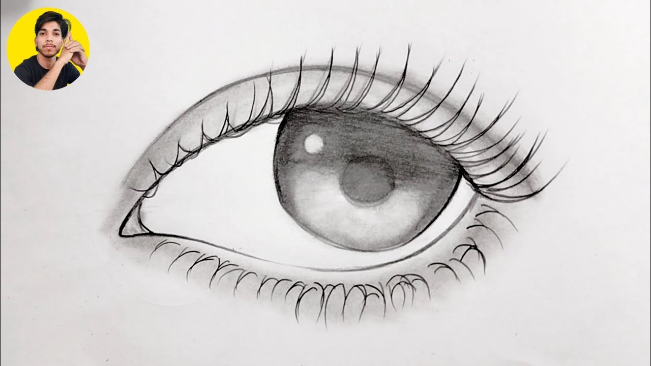 Eye Graphic Outline How To Draw Closed Eyes Really Easy Drawing
