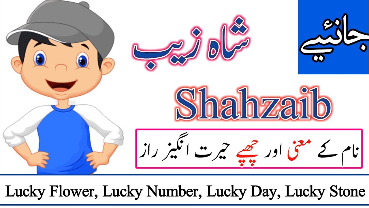 Shahzaib Name Meaning in urdu | Shahzaib Naam ka Matlab kya hota hai ...