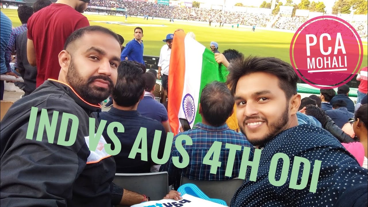 India vs Australia | 4th ODI | View from stadium | PCA Mohali (I.S ...
