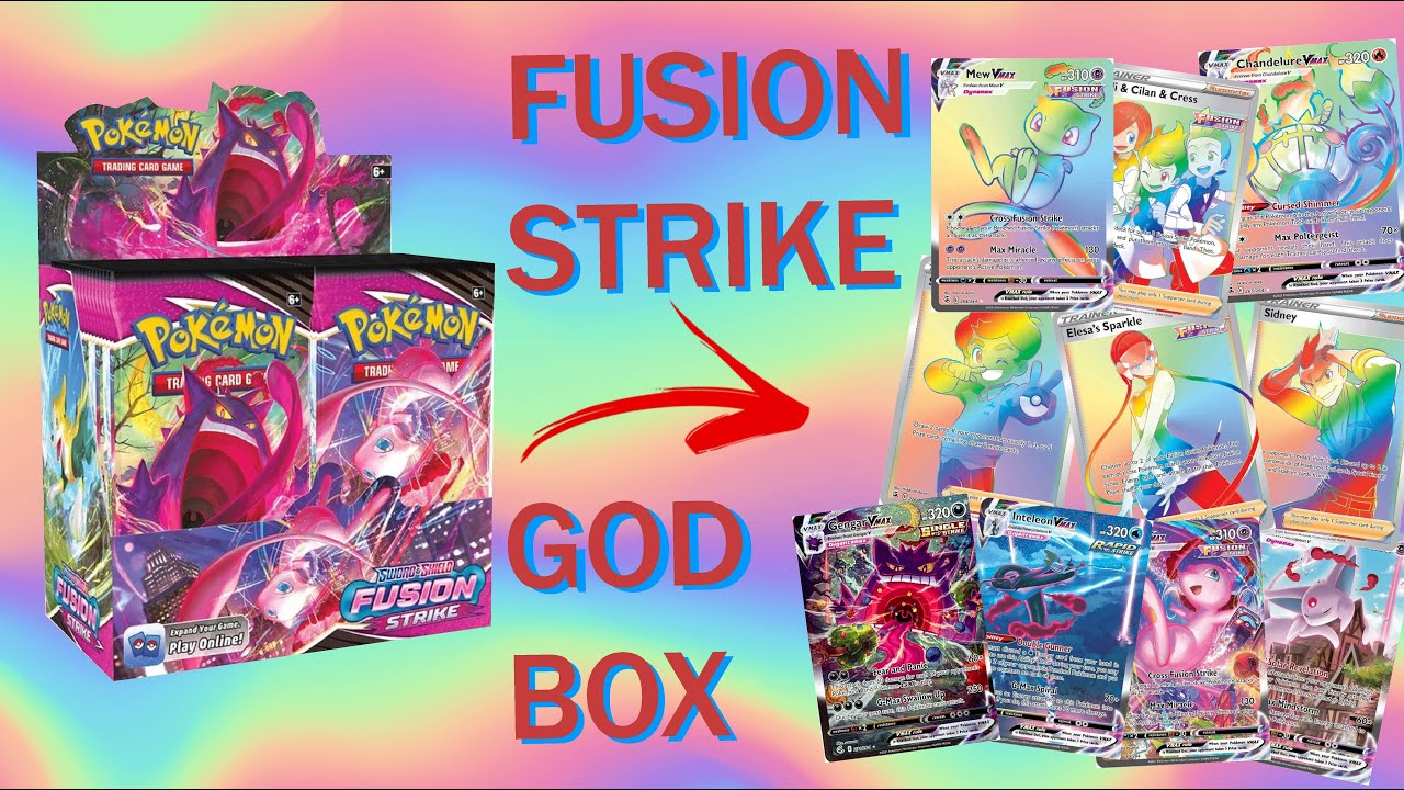 18+ HITS in a SINGLE GOD BOX?!?! 🌈🌈🌈 Fusion Strike GOD BOX Pokemon ...
