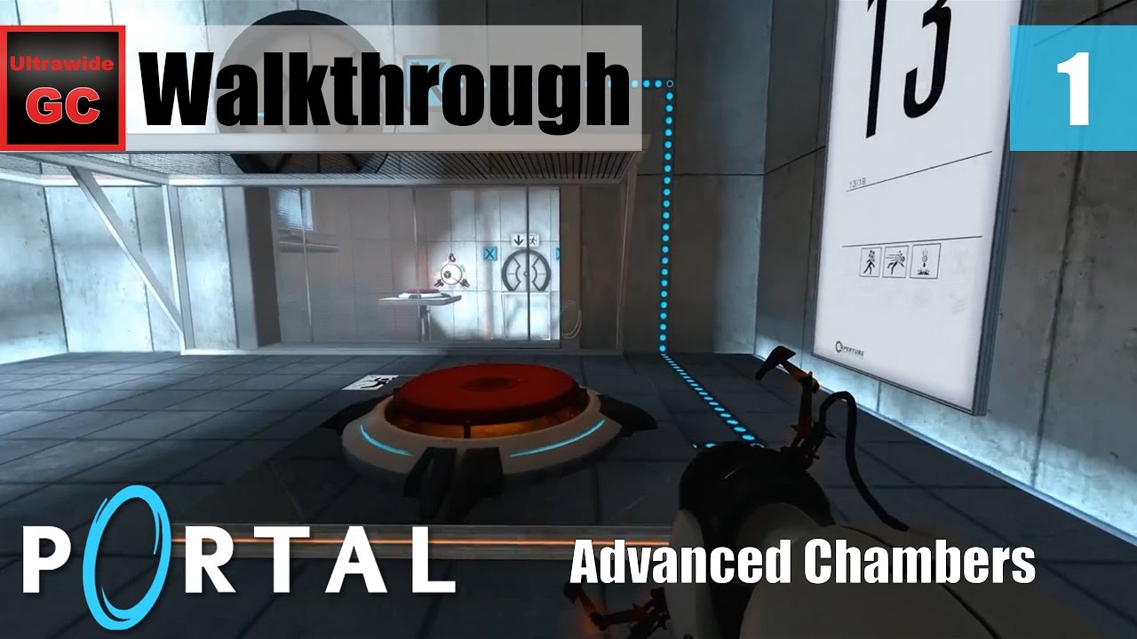 Portal - Chamber 13 (Advanced Chamber) || Walkthrough - YouTube