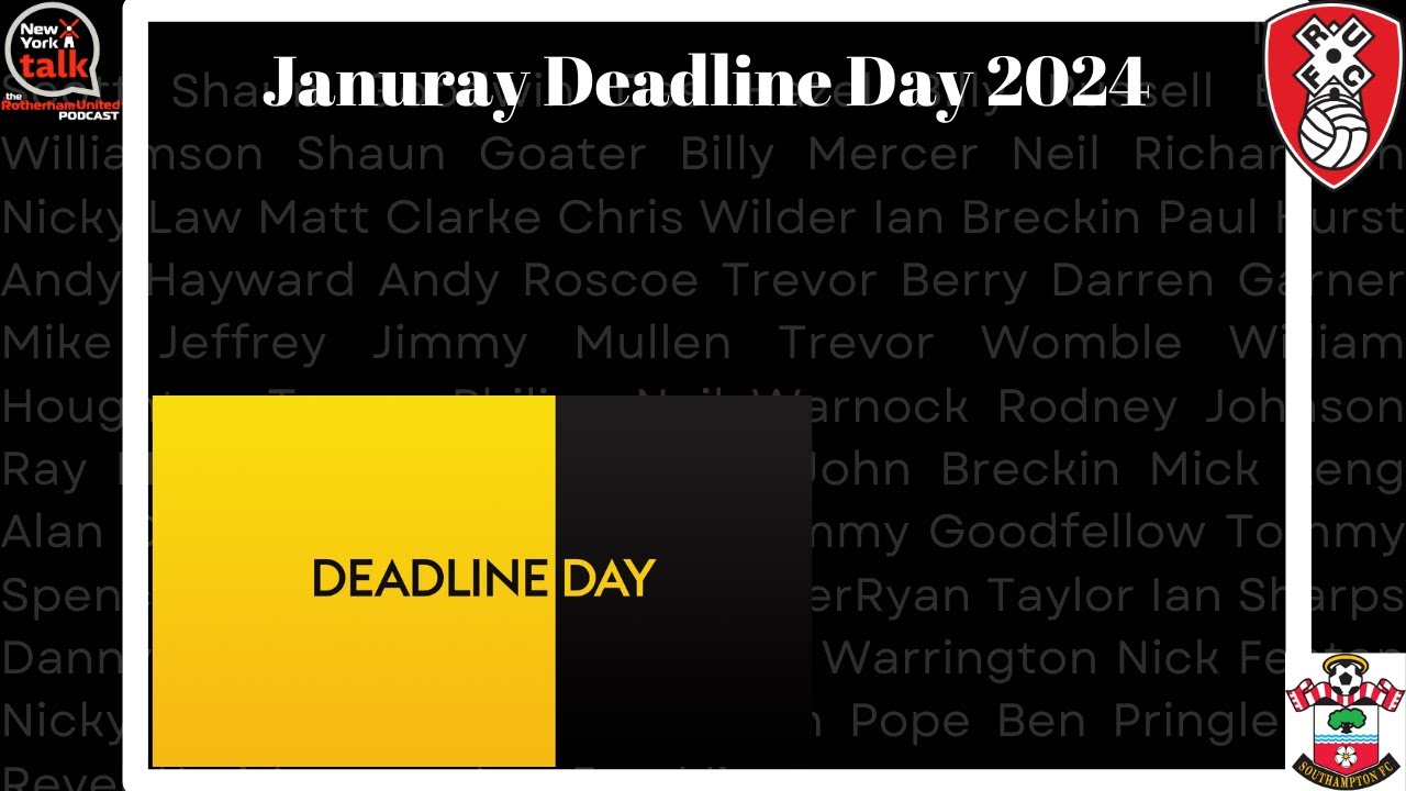 Deadline Day - a busy one? - YouTube