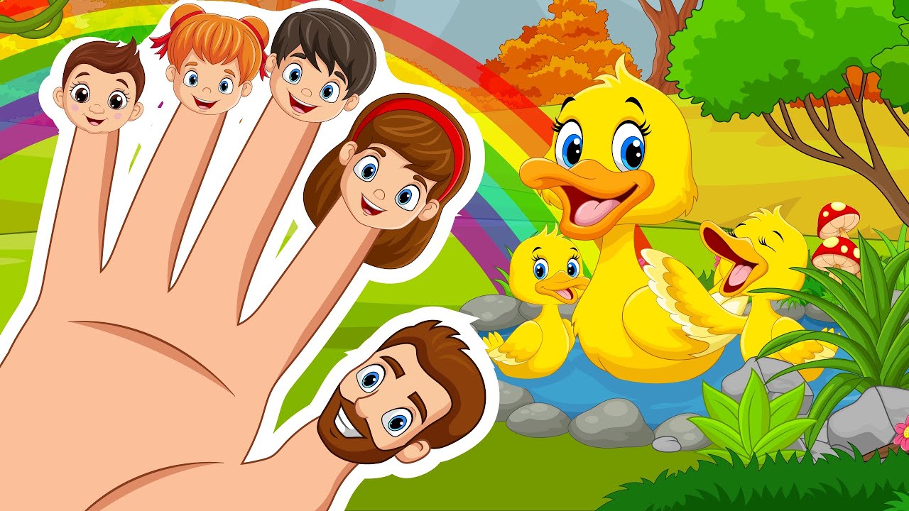 Finger Family + Five Little Ducks Children Rhymes And Songs for Kids ...
