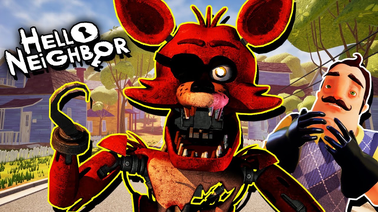 HELLO AGAIN FNAF FOXY | Hello Neighbor Mod - YouTube