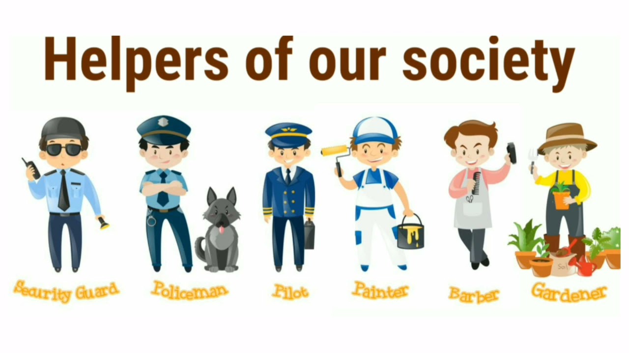 Community helpers...Barber... - YouTube