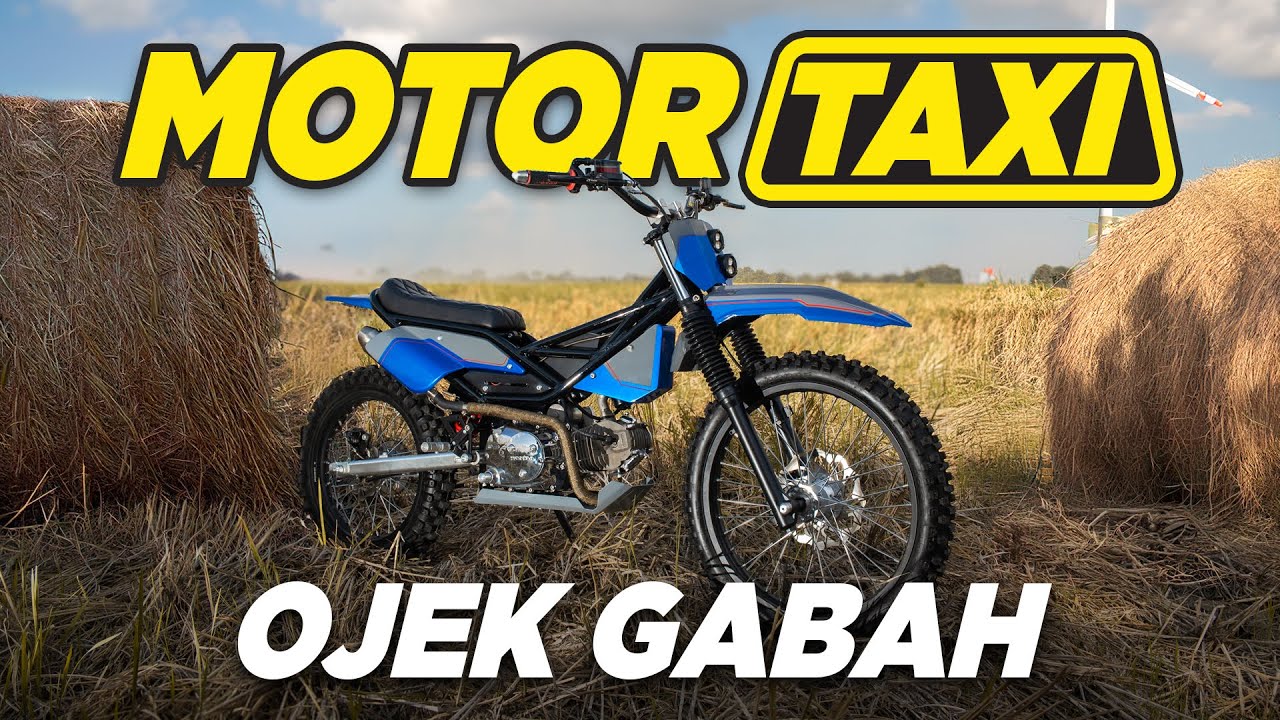 Motor taxi untuk angkut gabah sultan sulawesi - YouTube