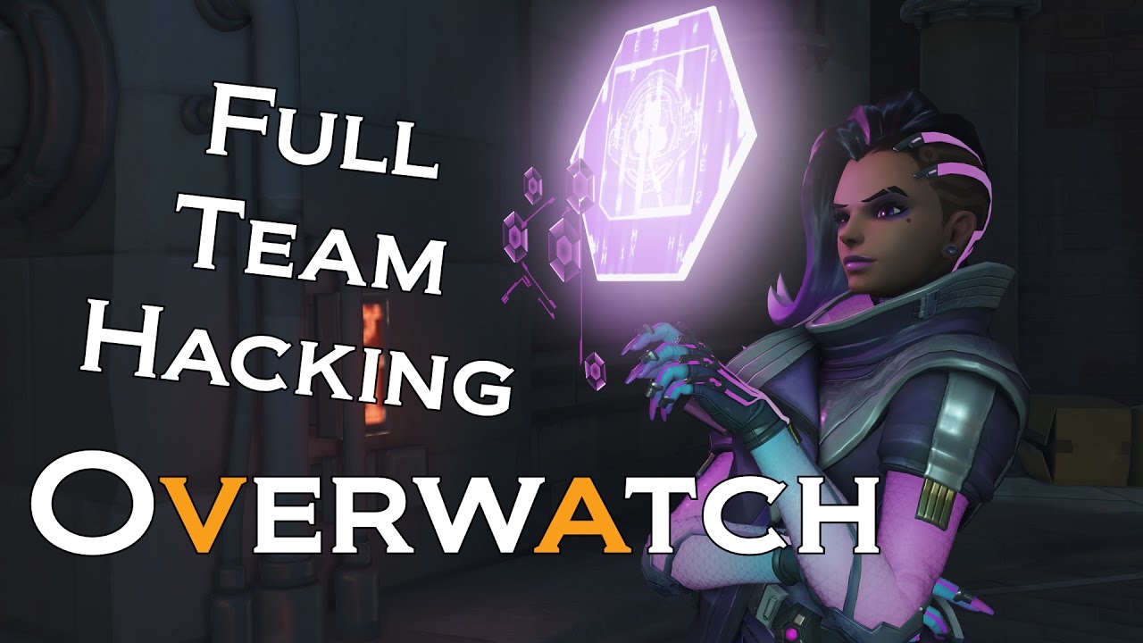 Overwatch - Sombra - Full Team Hacking - YouTube