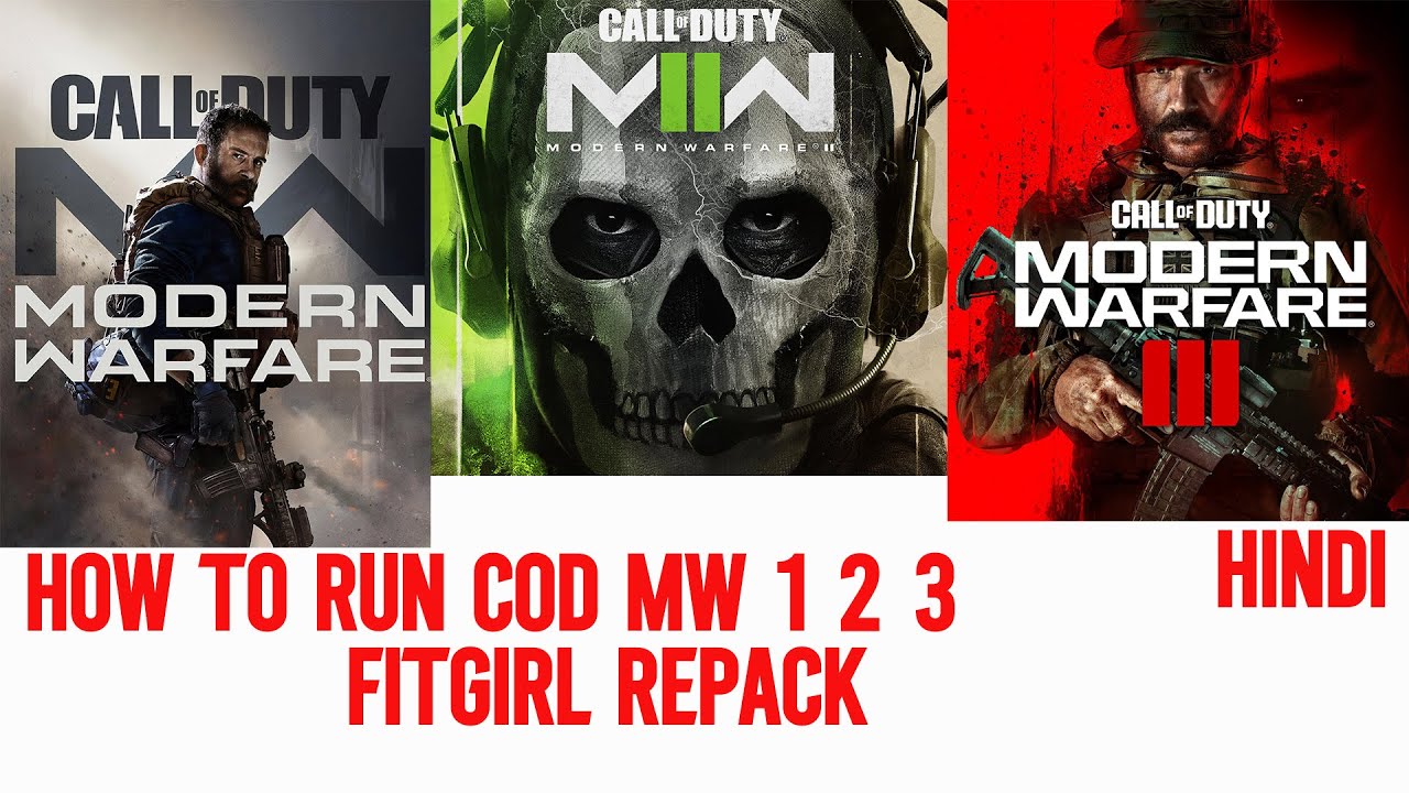 How To Install And Play COD MW Series From Fitgirl Repack - YouTube