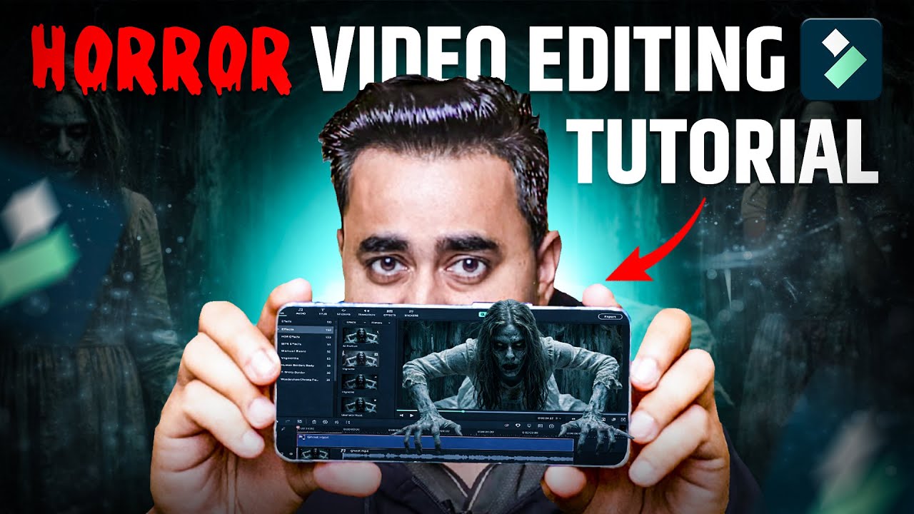 AI Horror Story Video Editing Tutorial (Cinematic Horror Like a Pro ...