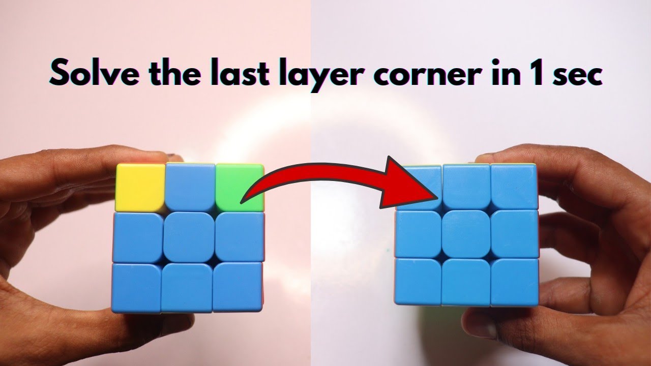 How to use this algorithm on the last layer of corner /#cubers # ...