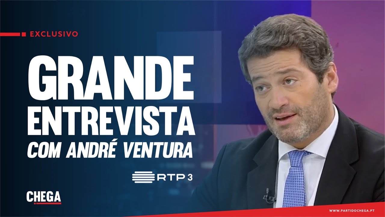 Grande Entrevista na RTP com André Ventura - YouTube
