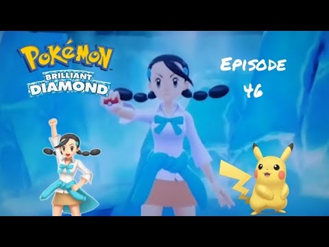 Pokemon Brilliant Diamond Episode 46 Candice The Ice Type Gym Leader ...
