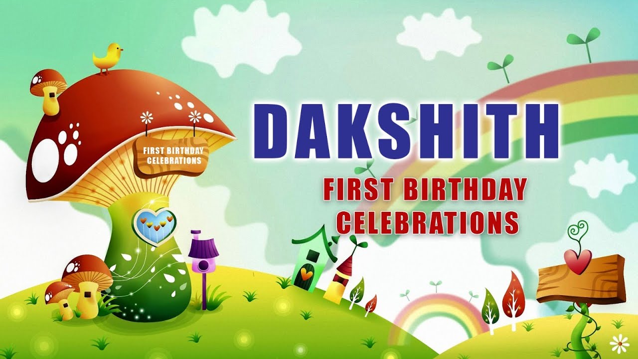 OUR LITTLE CAPTAIN DAKSHITH 1st BIRTHDAY CELEBRATIONS - YouTube