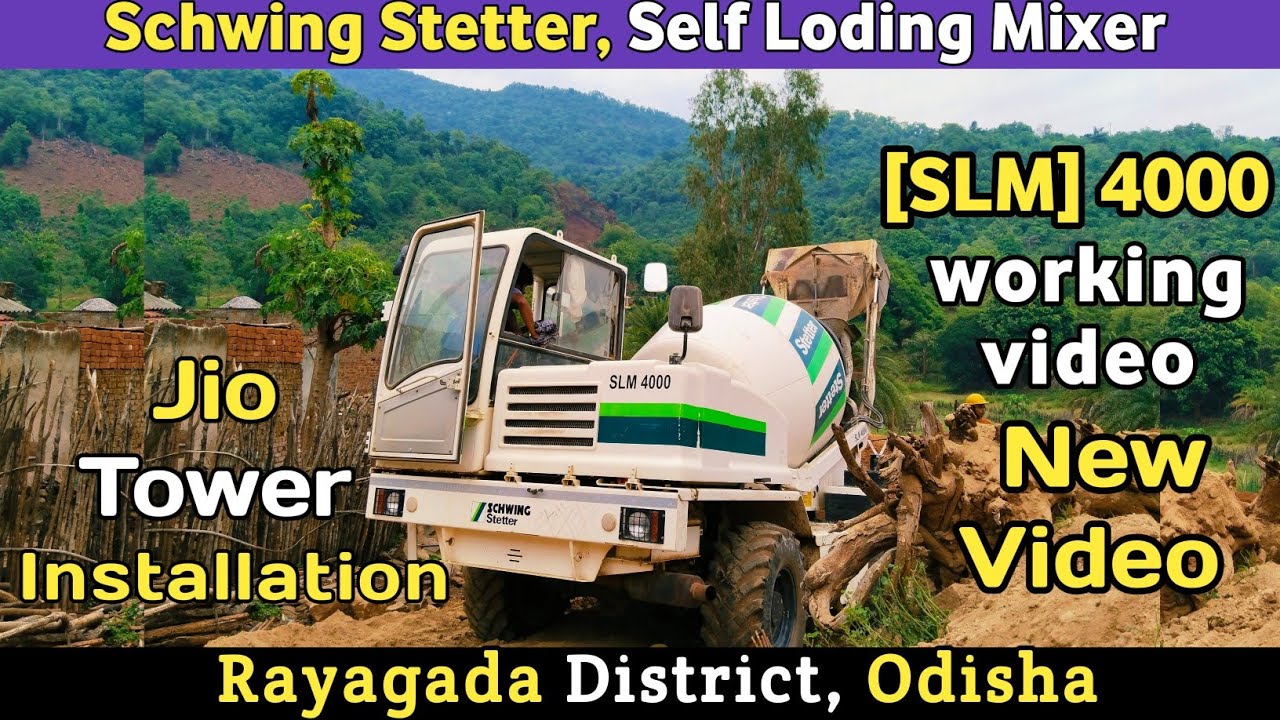 Schwing Stetter - Self Loading Mixer - [SLM] 4000 - working video - # ...