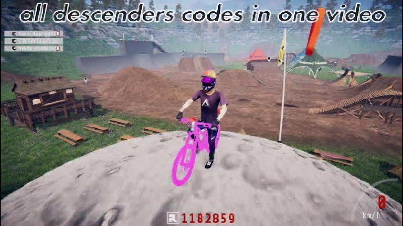 All Descenders Codes In One Video. - YouTube