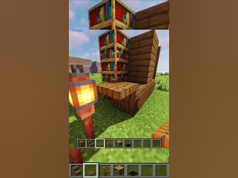How to Build a Bookshelf | Tutorial | Minecraft - YouTube