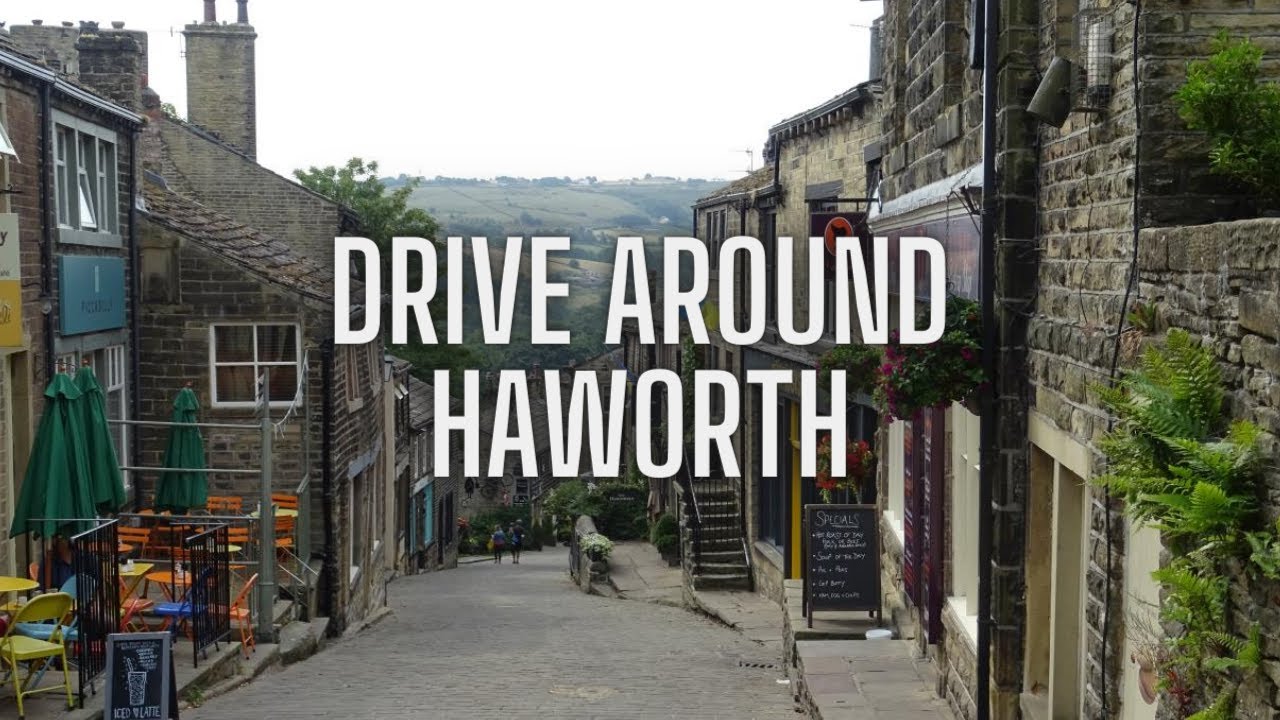 Driving Around Haworth West Yorkshire United Kingdom Bronte Country ...
