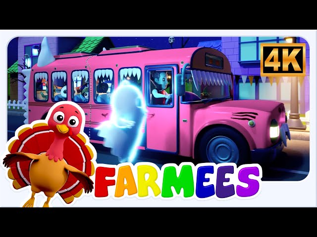 The Wheels on the Bus Go Round on Halloween Night & More Spooky Songs ...