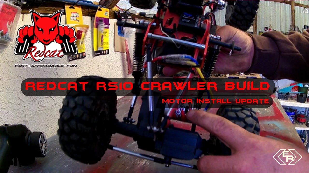 RedCat RS10 Crawler Build Series | PT.4 Motor Install Update - YouTube