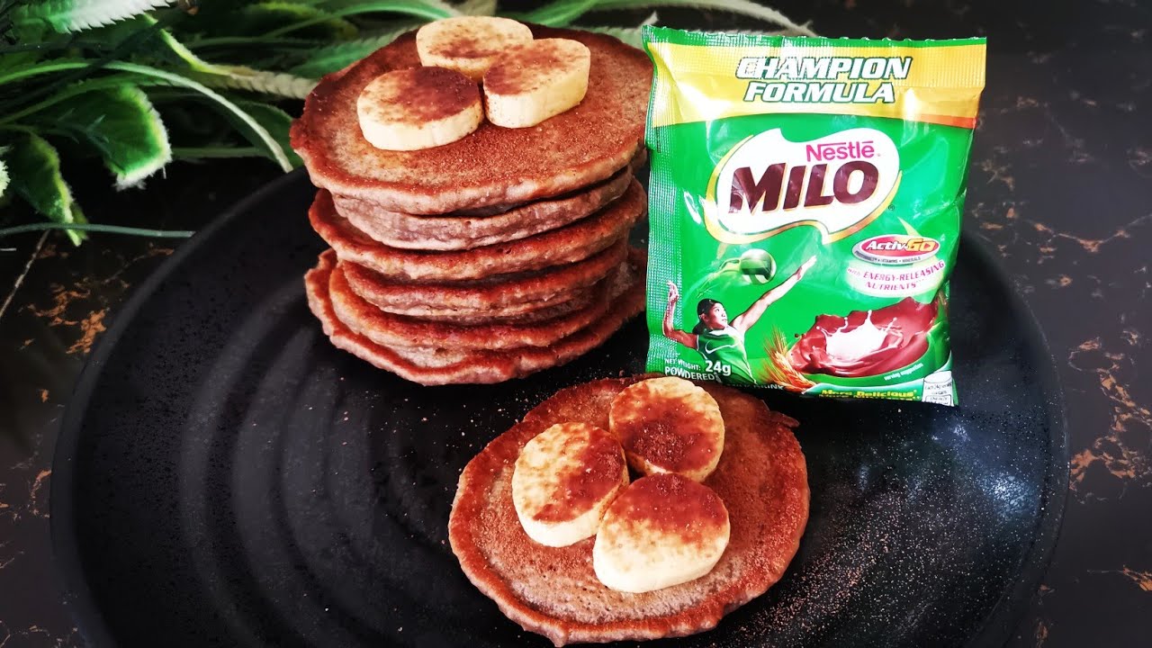 MILO Oats And Banana Pancake | How to Make Milo Pancake Recipe # ...