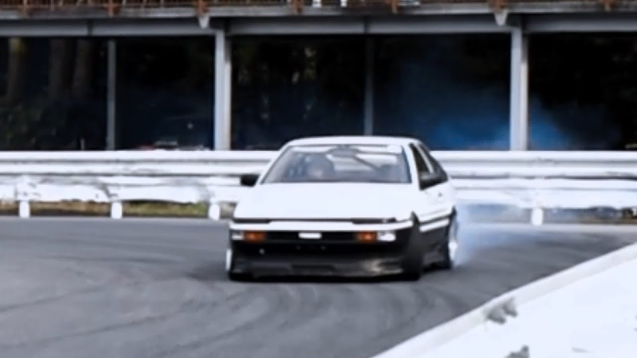AE86 ﾄﾞﾘﾌﾄ drift ﾓｰﾀｰﾗﾝﾄﾞ三河 ﾌﾘｰ走行 AE111 4AG SOUND 5ﾊﾞﾙﾌﾞ ﾏﾌﾗｰ ｻｳﾝﾄﾞ 音 ...