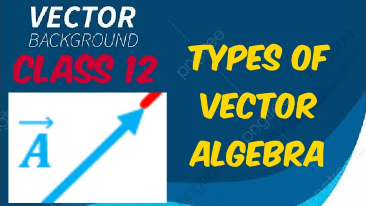 Types of Vector algebra (Class 12) - YouTube