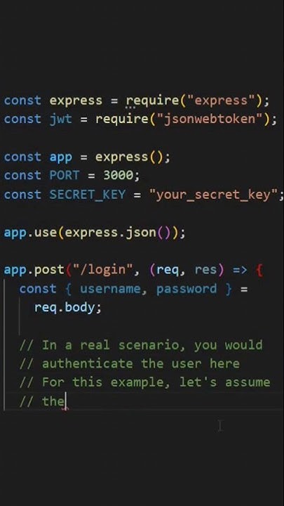 Nodejs Jwt Authentication Authentication Jwt Api Nodejs Tutorial Javascript Coding Youtube