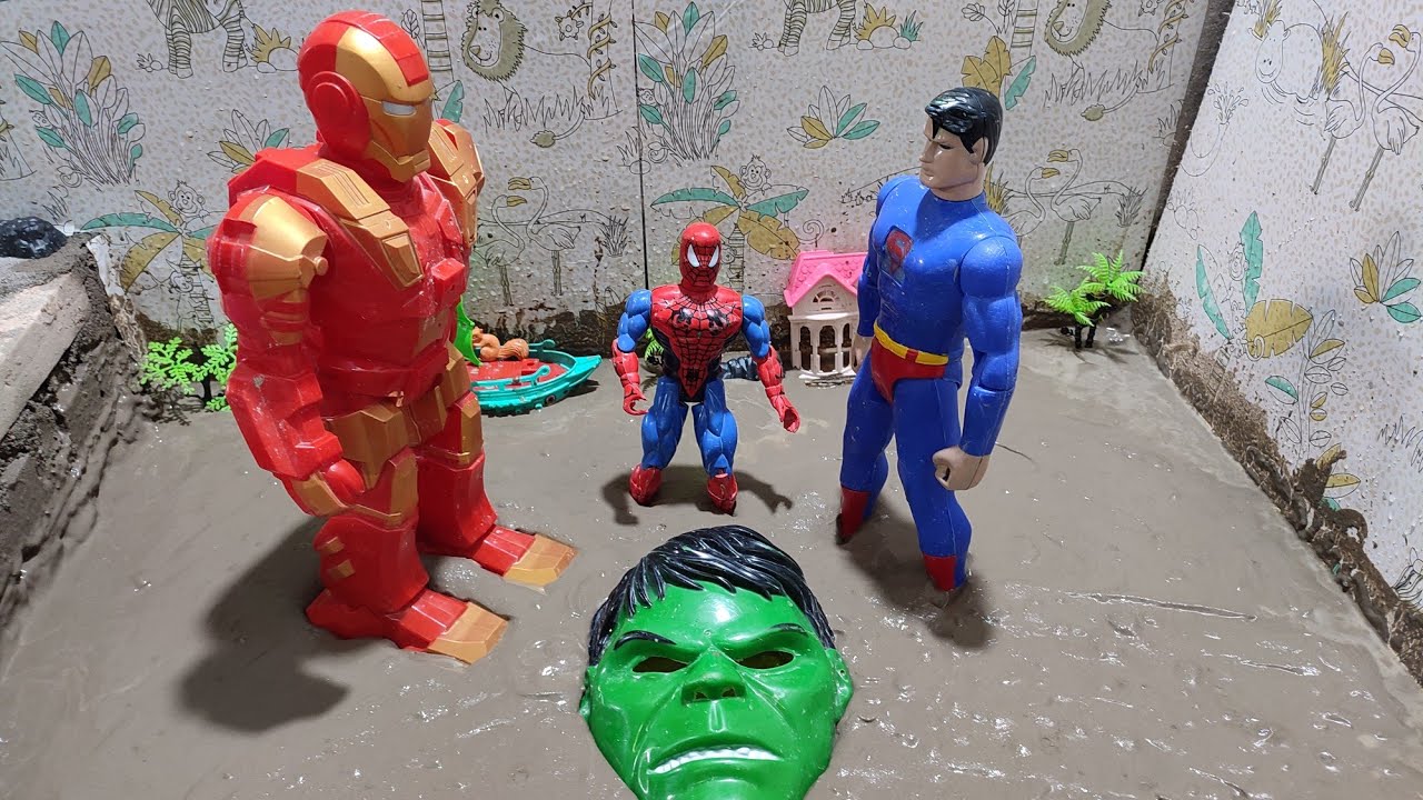 Superheroes avengers spiderman topeng hulk superman batman kaptain ...