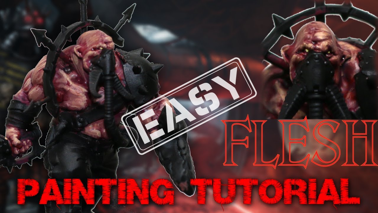 EASY How to paint FLESH/SKIN – Beginner - YouTube