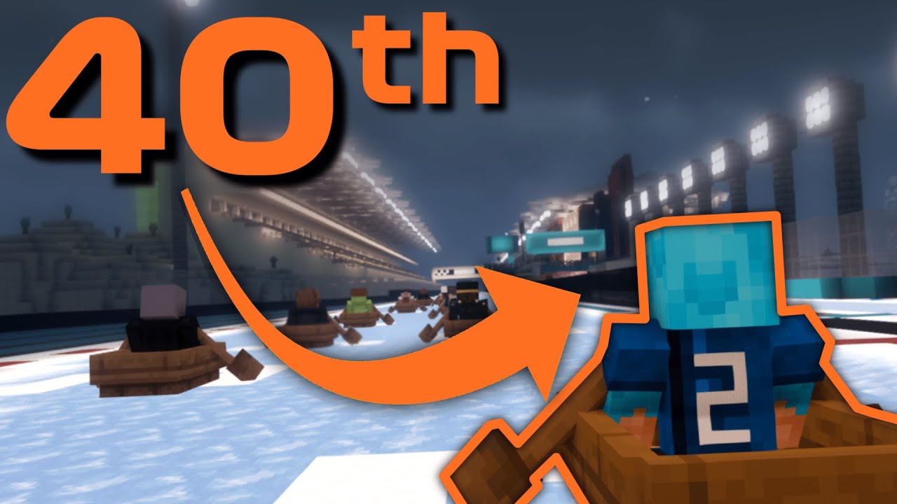 STARTING FROM LAST! | Minecraft Boat Racing - YouTube