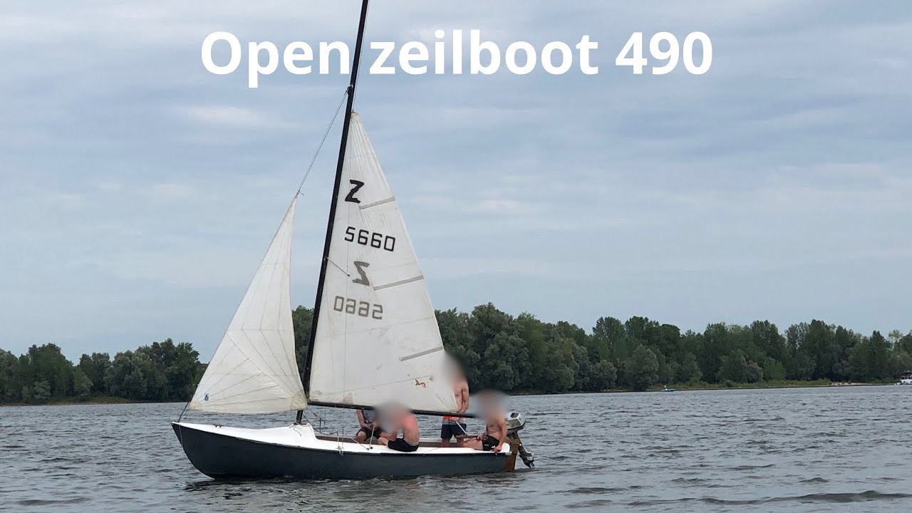 Open Zeilboot 490 - YouTube