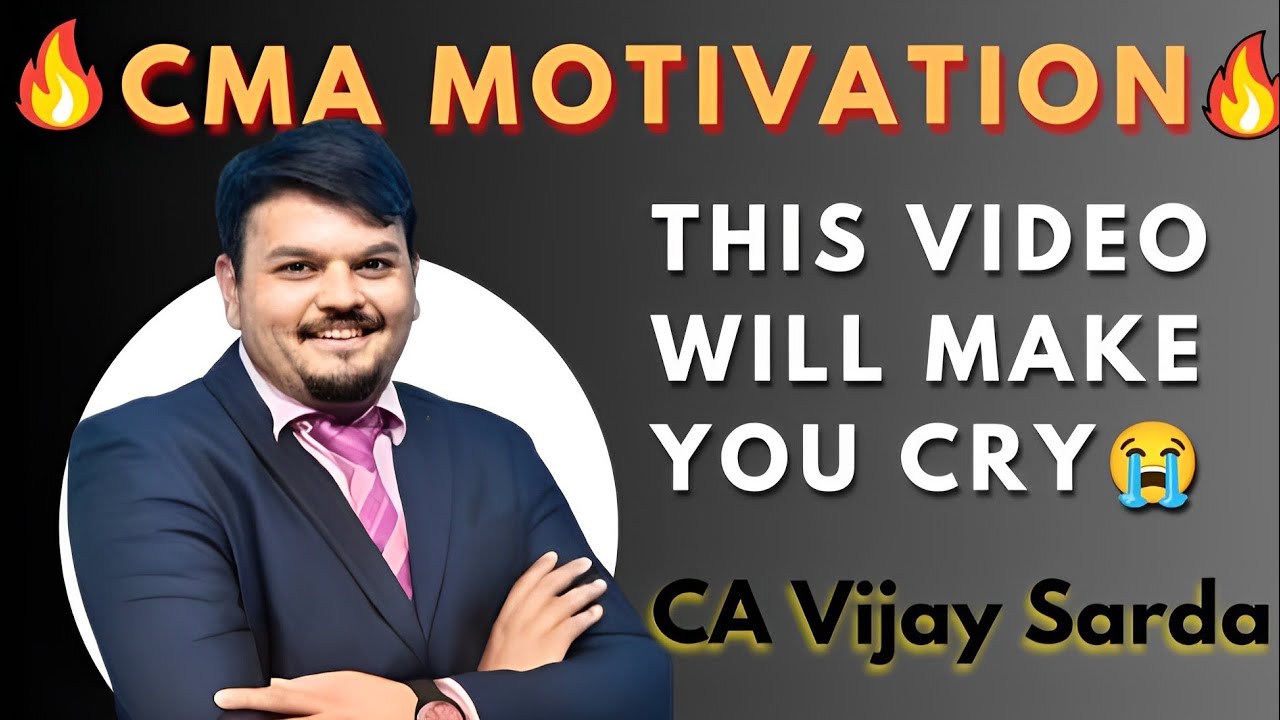 🔥CA Vijay Sarda Motivation🔥| CMA Motivation | Motivation for CMA ...
