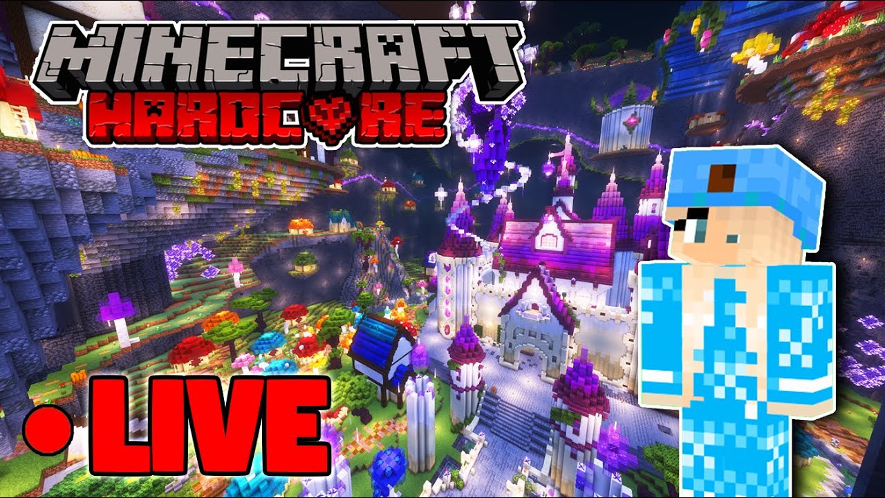 Hardcore Minecraft LIVE - Ancient City Megabuild Work (17.8k+ day world) - YouTube