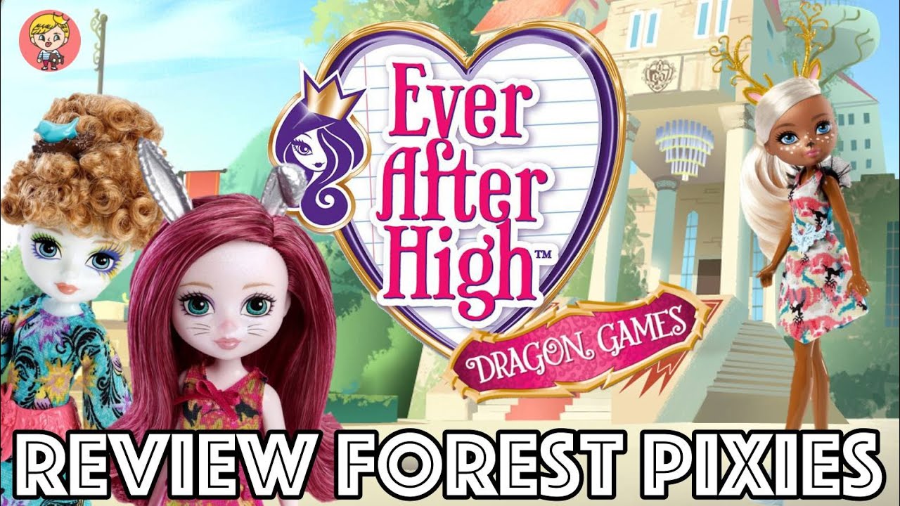 Review Ever After High - Forest Pixies : Deerla, Harelow & Featherly ...