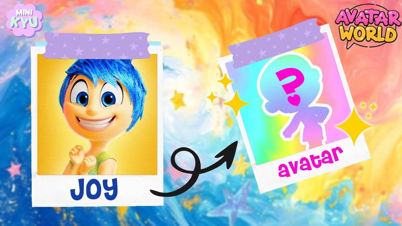 This is how 😊 JOY (INSIDE OUT) 😄 look in AVATAR WORLD 🌎 DISNEY ...