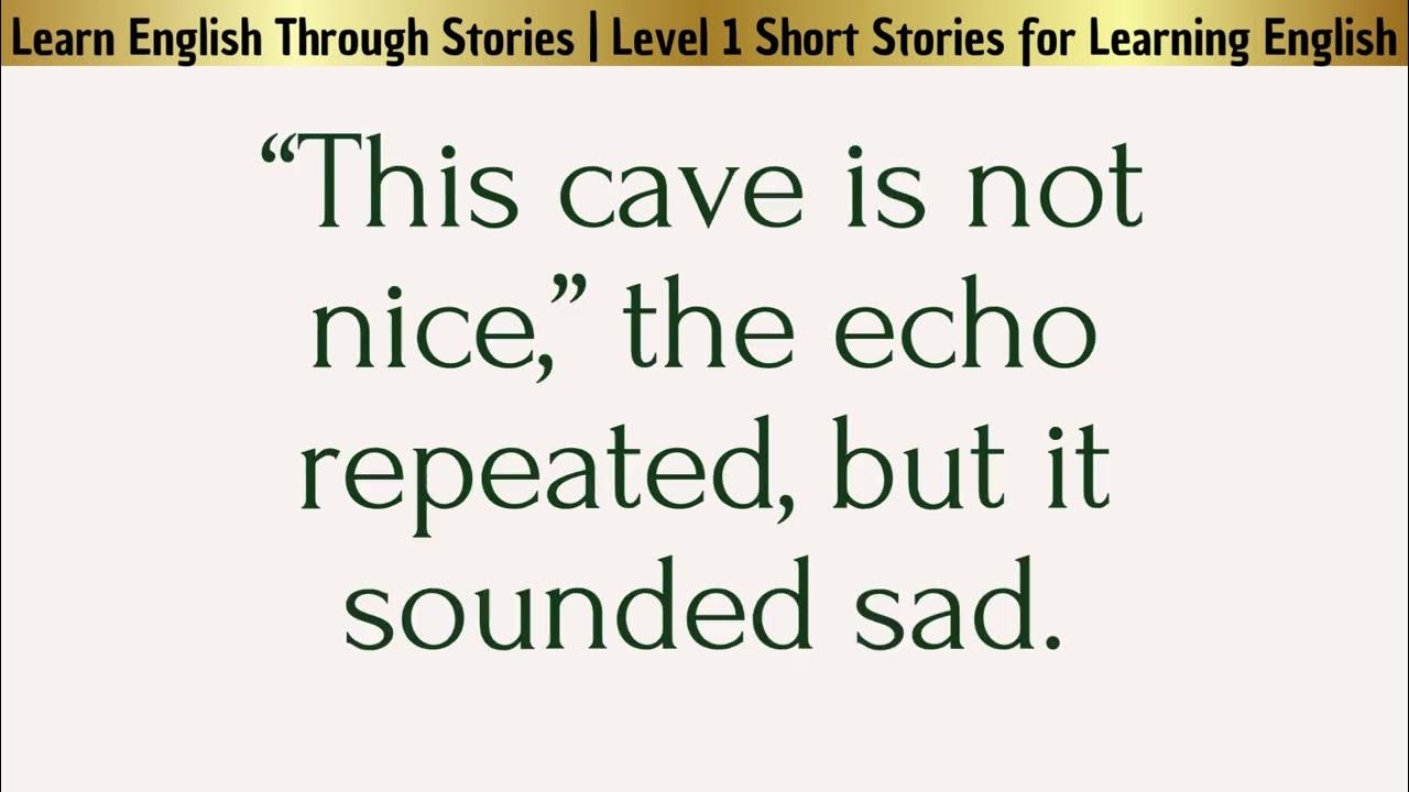 Improve English Skills | Beginner Level 1 Reading English Short Stories For Learning English ...