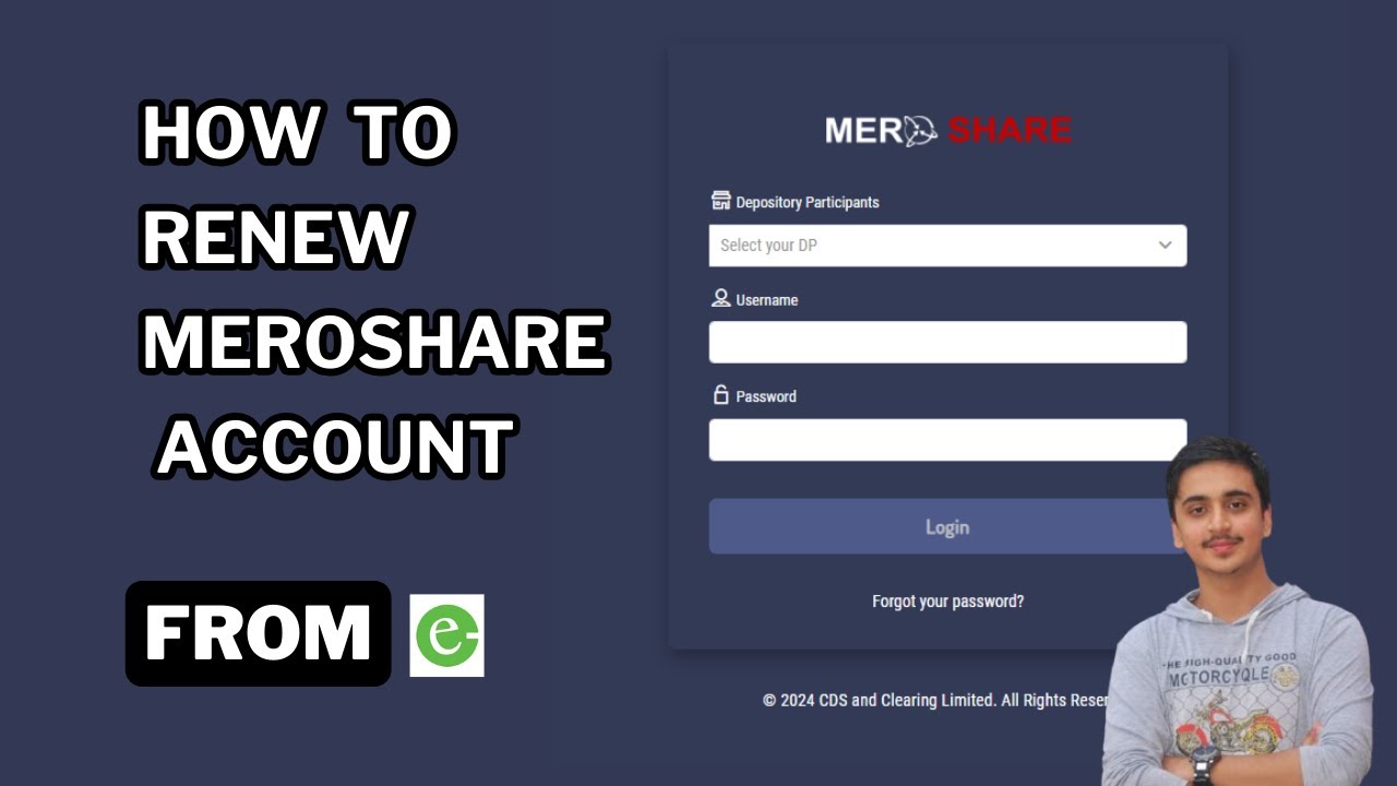 Mero Share renew kasari garne | How to renew meroshare account | Nabin ...