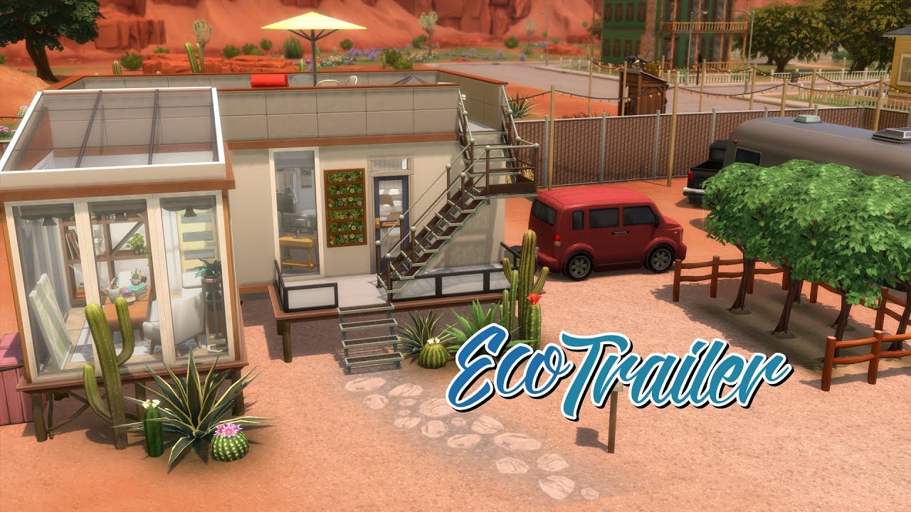 ECO TRAILER | The Sims 4: Speed Build (NO CC) - YouTube