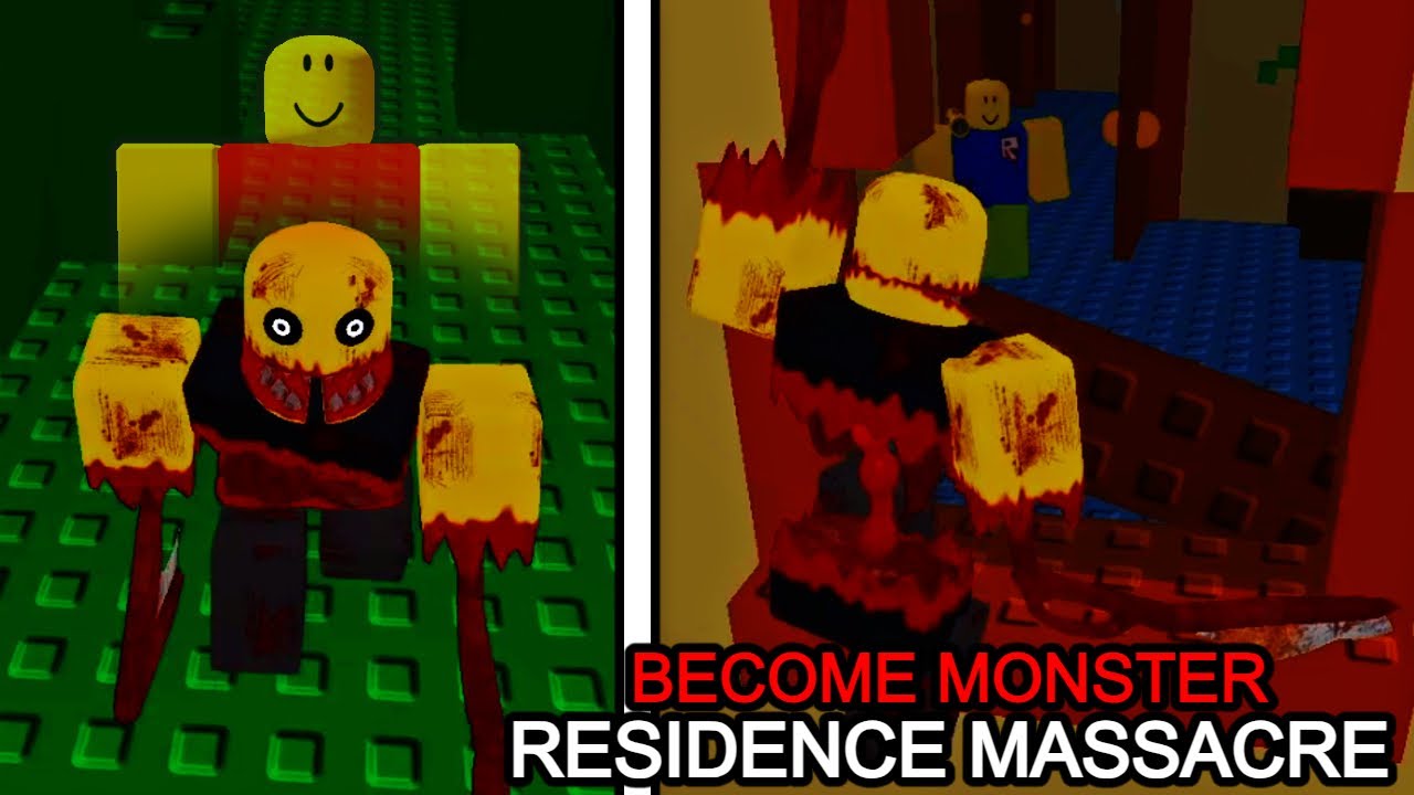 Roblox Residence Massacre BECOME THE MONSTER - YouTube