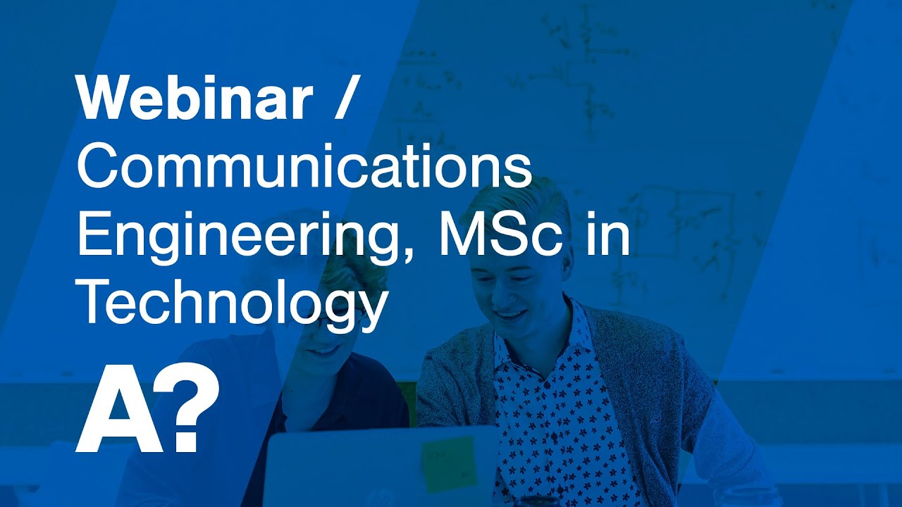 Webinar | Communications Engineering - YouTube