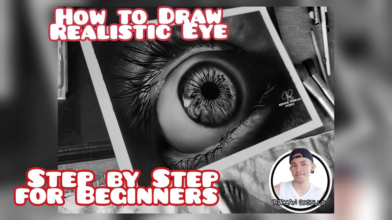 HUMAN EYE DRAWING TUTORIAL #Drawing #Charcoal - YouTube