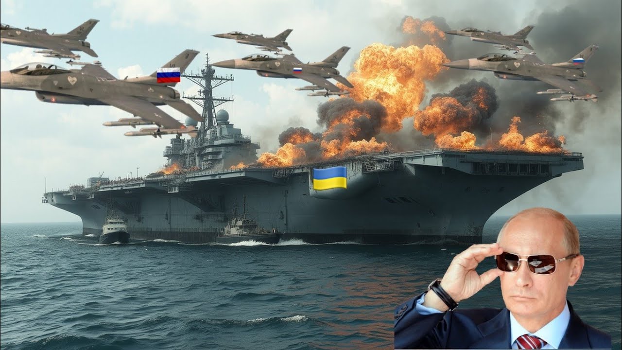 Russian Su-34 pilots succeeded in sinking an aircraft carrier carrying ...