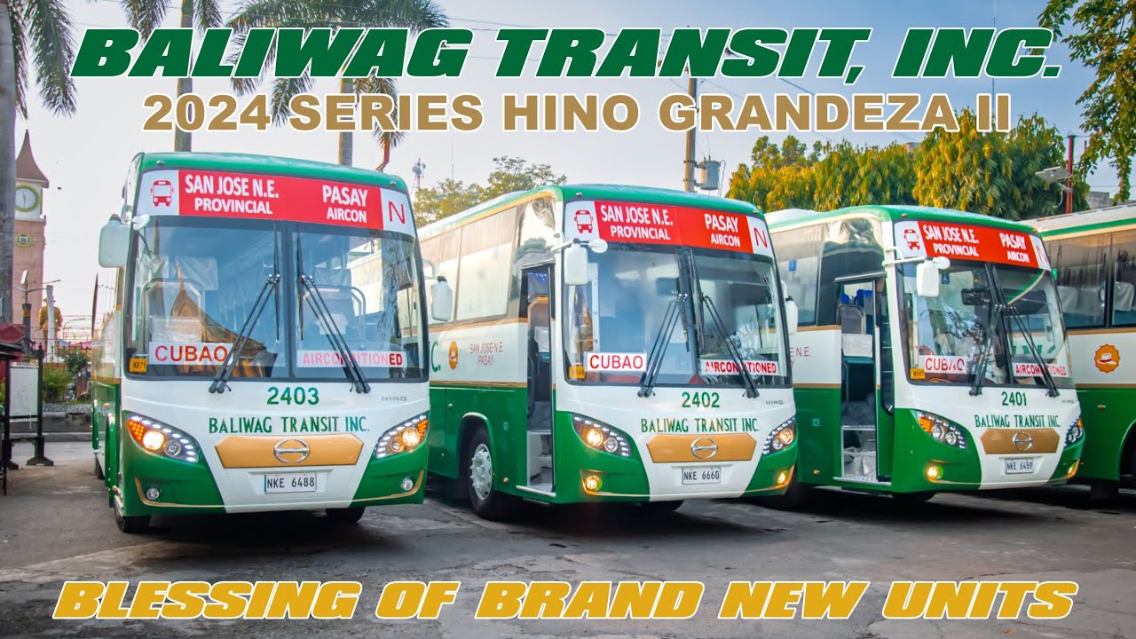 Bagong Bus para sa San Jose, Nueva Ecija || Baliwag Transit, Inc. 2024 ...