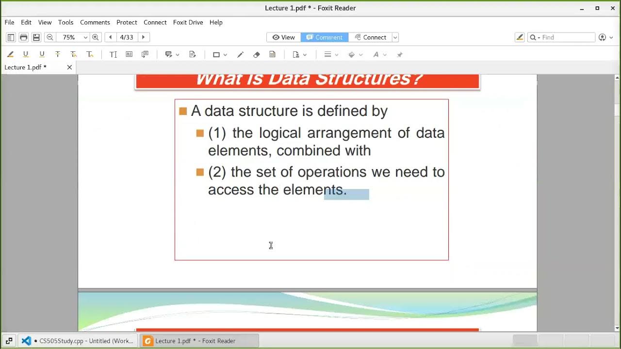 Data structures Lecture 1 Revision - YouTube
