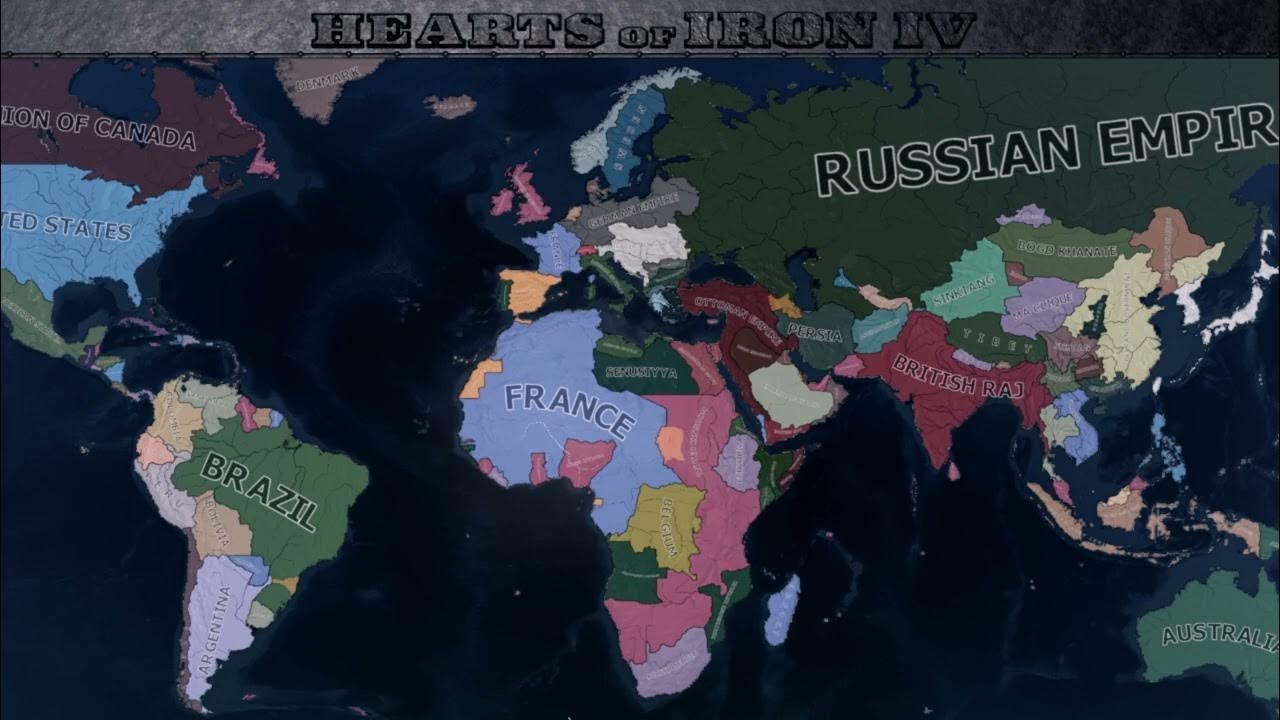[HOI4] The Great War Redux Timelapse (1910-1918) - YouTube